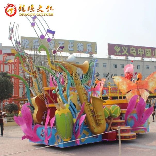 Jurassic Park Parade Float - Festooned Vehicle for Theme Parks