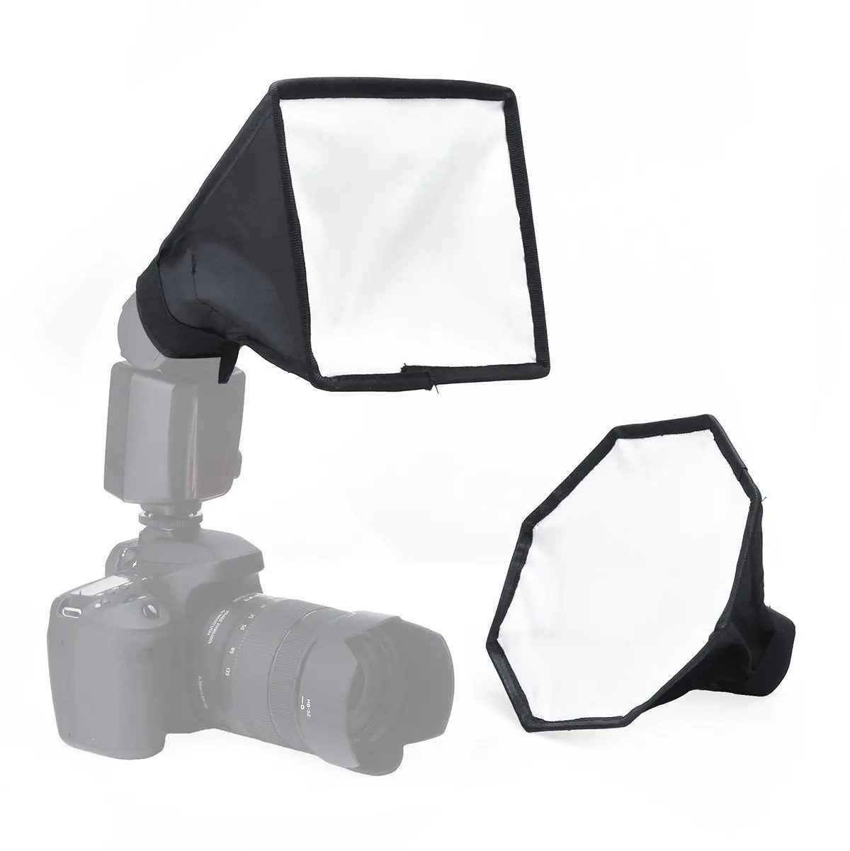 Mini Foldable Slr Camera External Speedlite Universal Soft Cover Flash ...