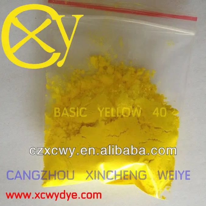 Yellow 40 Dye - Basic Cationic Textile and Ink Dyestuff