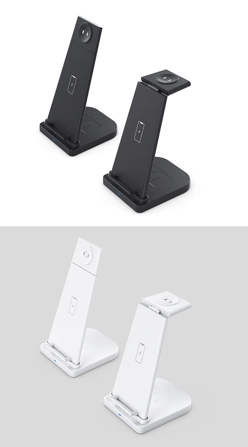Magnetic Foldable 3 in 1 Wireless Charger Portable Multi Device ...