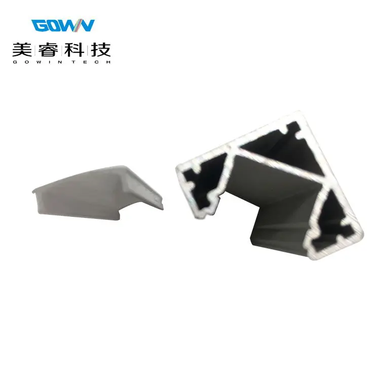 V Shaped Aluminum Led Profile Led Channel With Led Strip Diffuser Cover ...