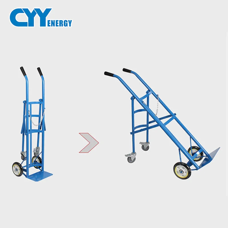 High Quality Oxygen Nitrogen Argon Gas Cylinder Trolley