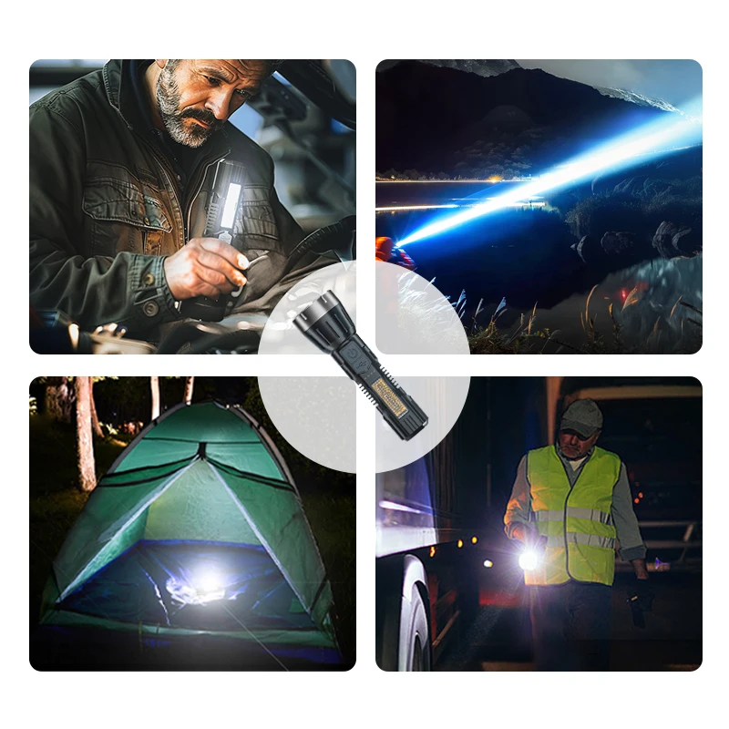 Warsun B350 - Multifunctional High Lumen IPX4 Torch Light