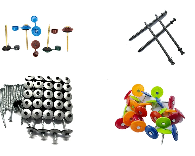 High Quality Black Galvanized Double-sided Round Head Nails - Buy ...