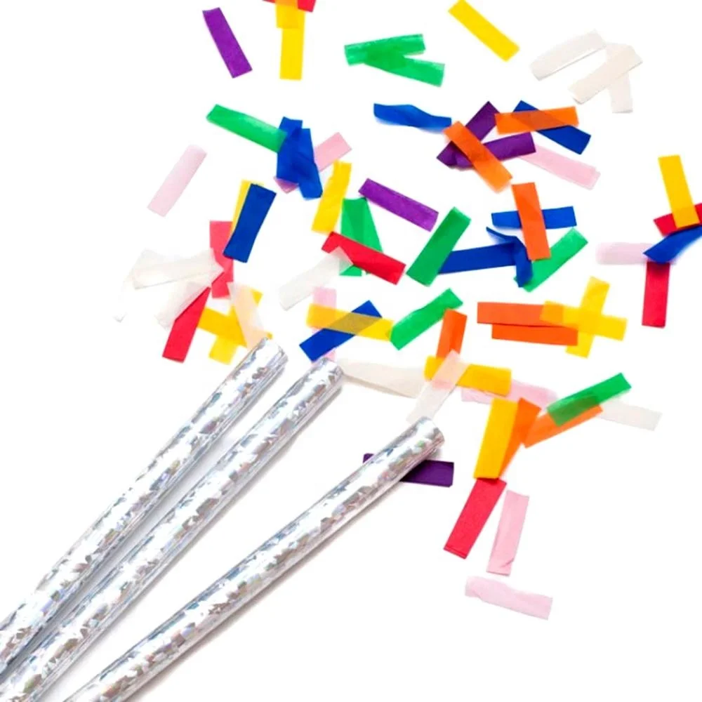 Biodegradable Confetti Flick Sticks for Events & Parties