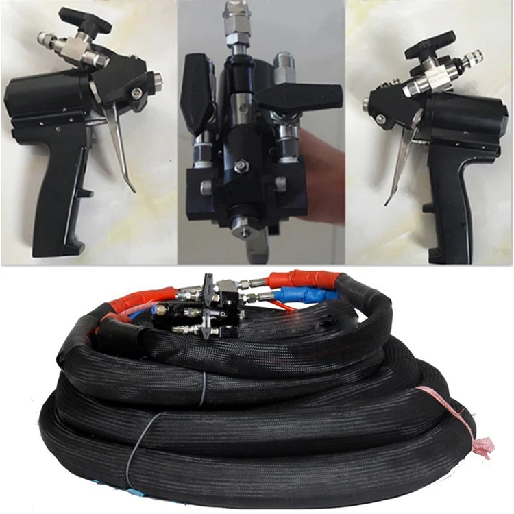 15m Polyurethane And Polyurea Heated Hose For High Pressure Spray Foam ...
