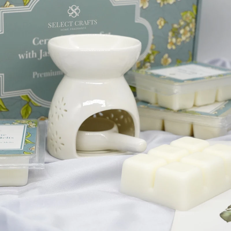 Wholesale Custom Gift Box Incense Ceramic Wax Melt Oil Burner Scented ...