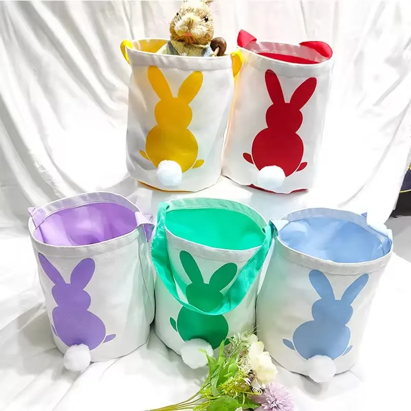 New Design Printable Blank Sublimation Easter Bunny Basket With Colour ...