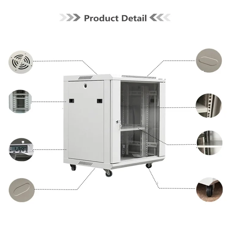 6U 9U 12U 18U 22U 27U Standard 19 Inch Data Center Server Rack 42U ...