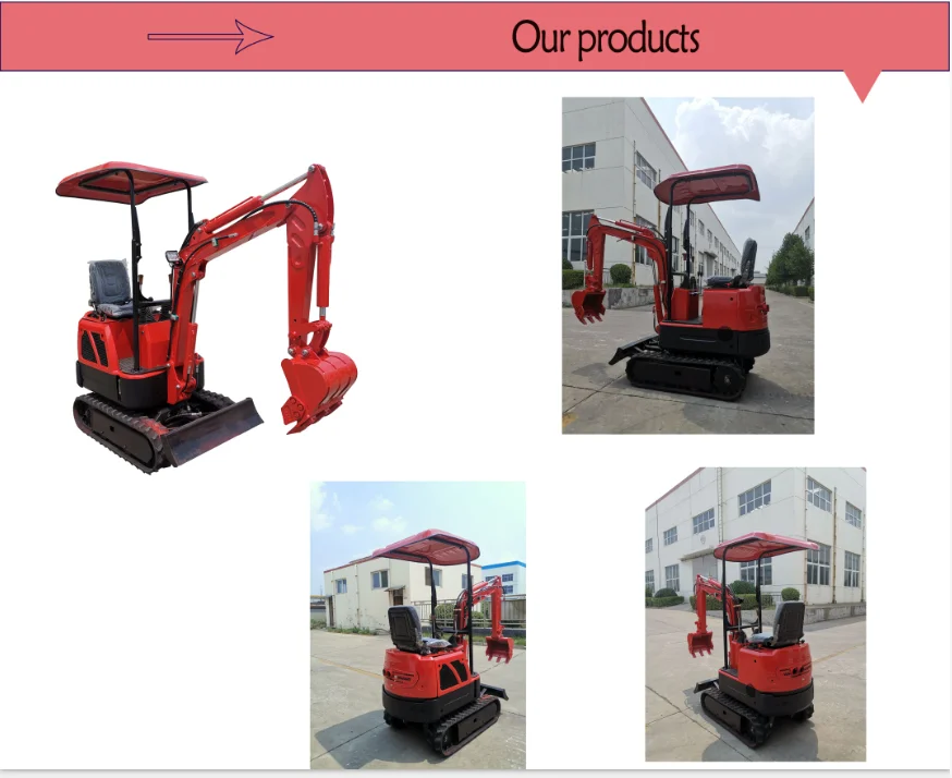 1t Mini Excavator Small China Made Micro Excavator Digging Machine For ...