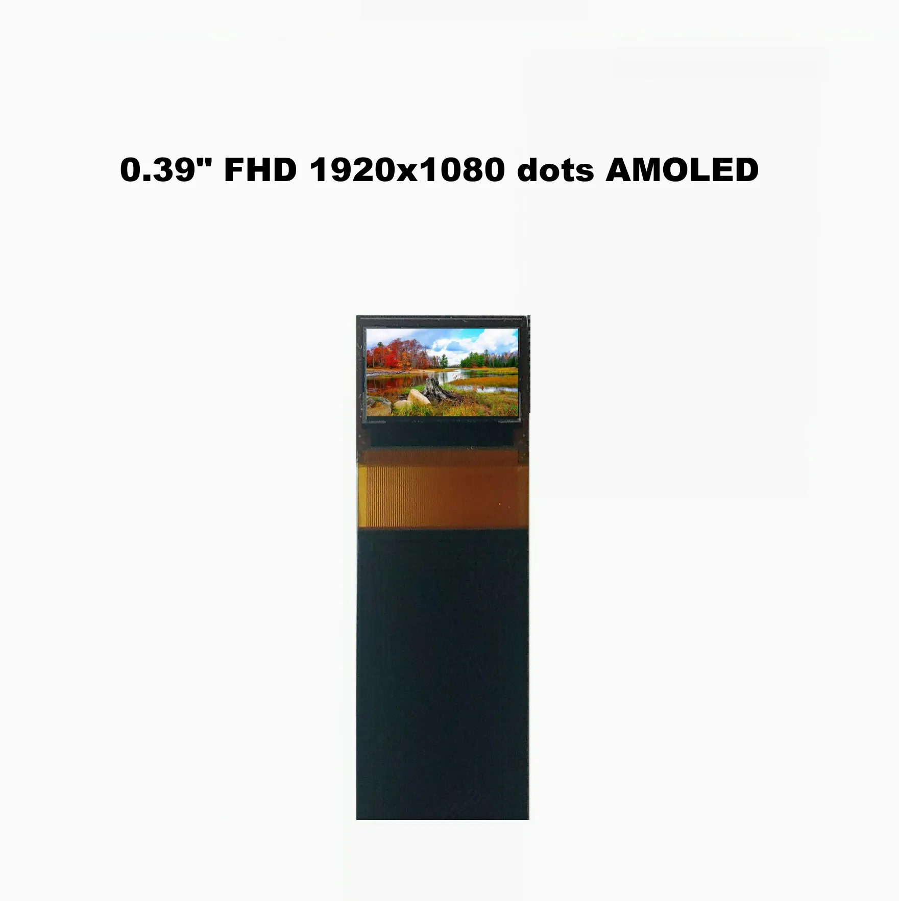0.71 Inch AMOLED Micro Display Panel - 1920x1080 Resolution