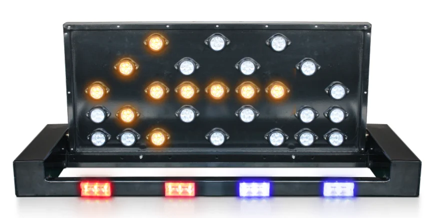 Aluminium & PC LED Arrow Board Light for Truck - 9 Signals, 12V Voltage ...