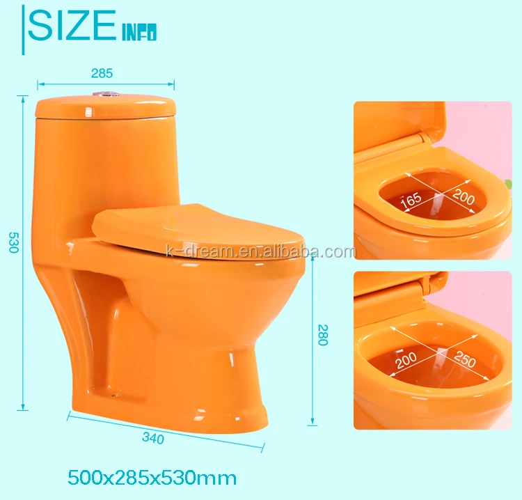 Kids Wc Kd-25pa Modern Children Sanitary Wares Color One Piece Wc ...