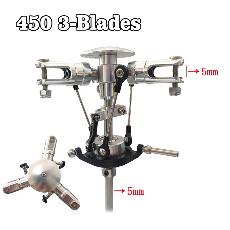 High Quality 3 Blades Main Rotor Head Set for 450 Helicopter| Alibaba.com
