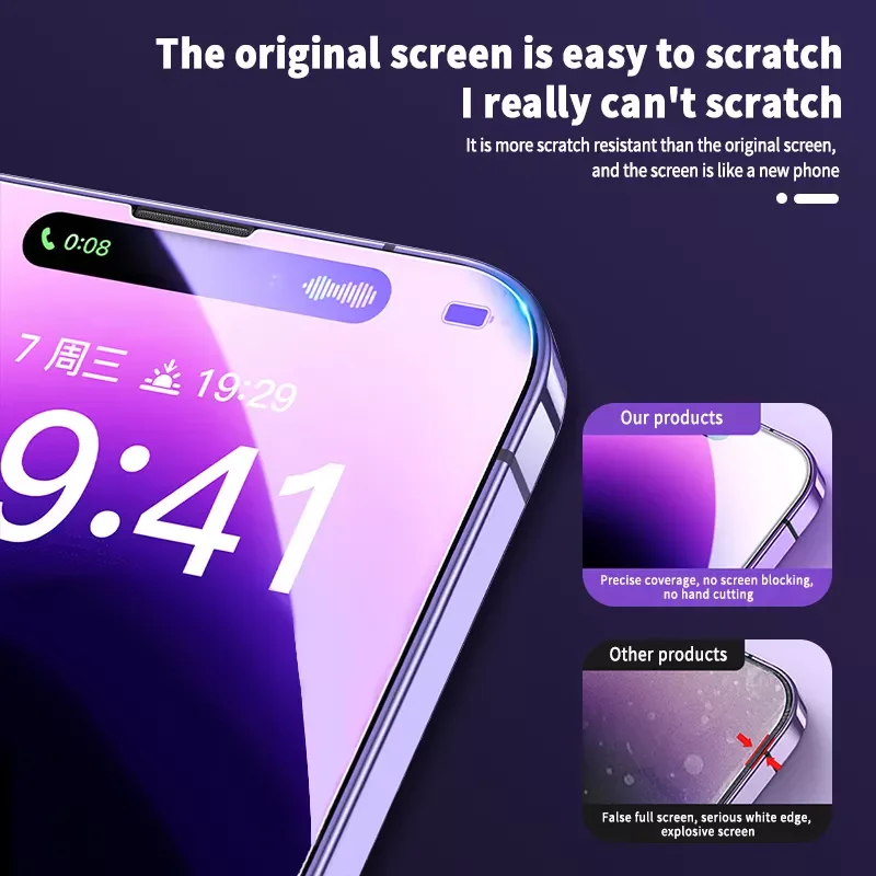 2.5D Tempered Glass Screen Protectors for Iphone Models