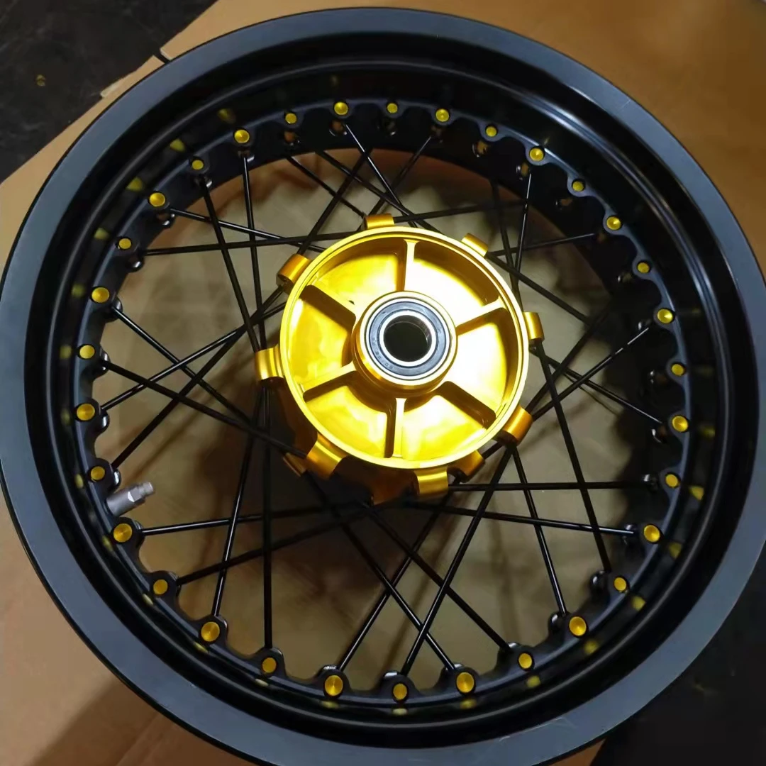 Vacuum Tubeless Wheels SE Supermoto CNC Alloy Wheels