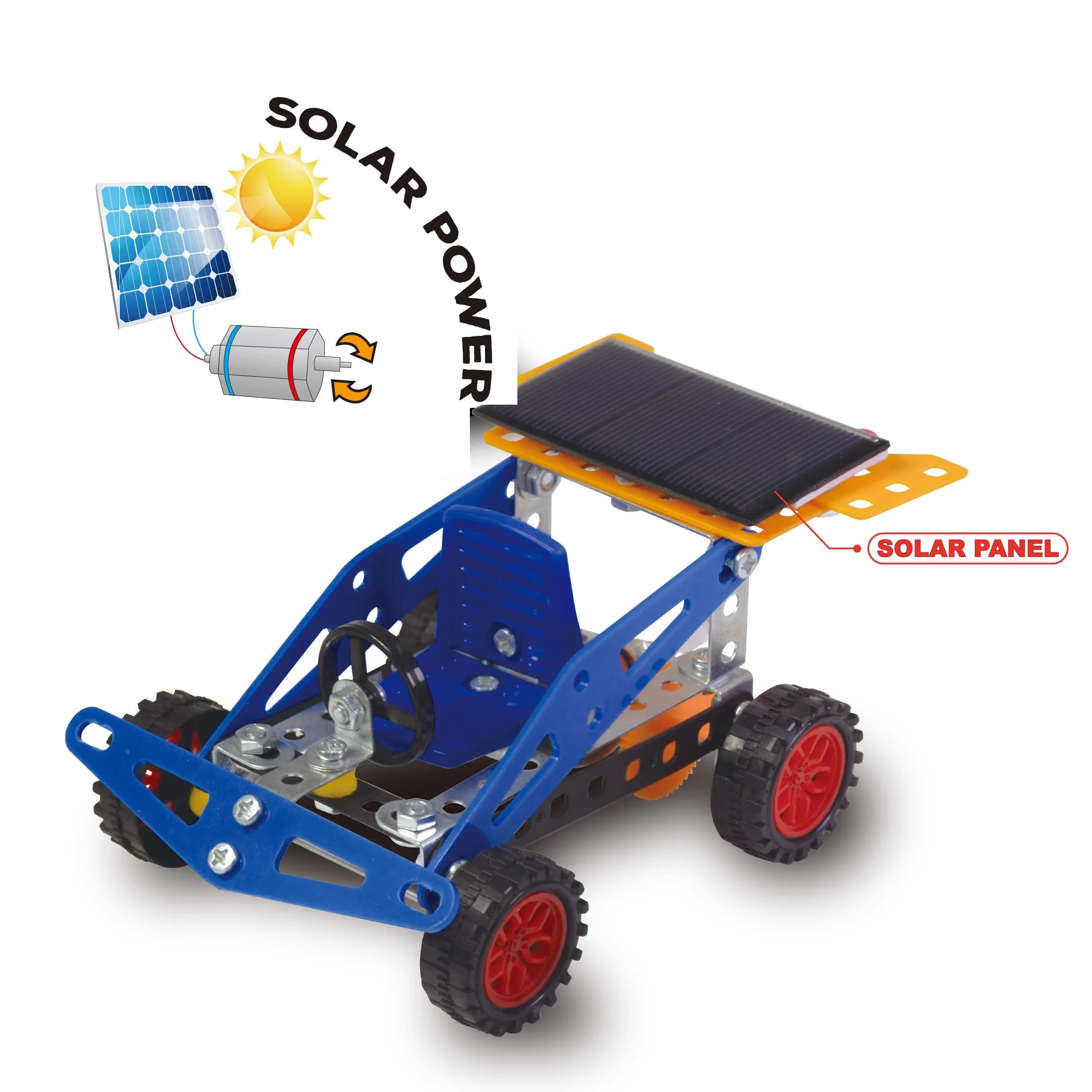 Steam Child Educational Toy Construction Toy Diy Building Solar Power ...