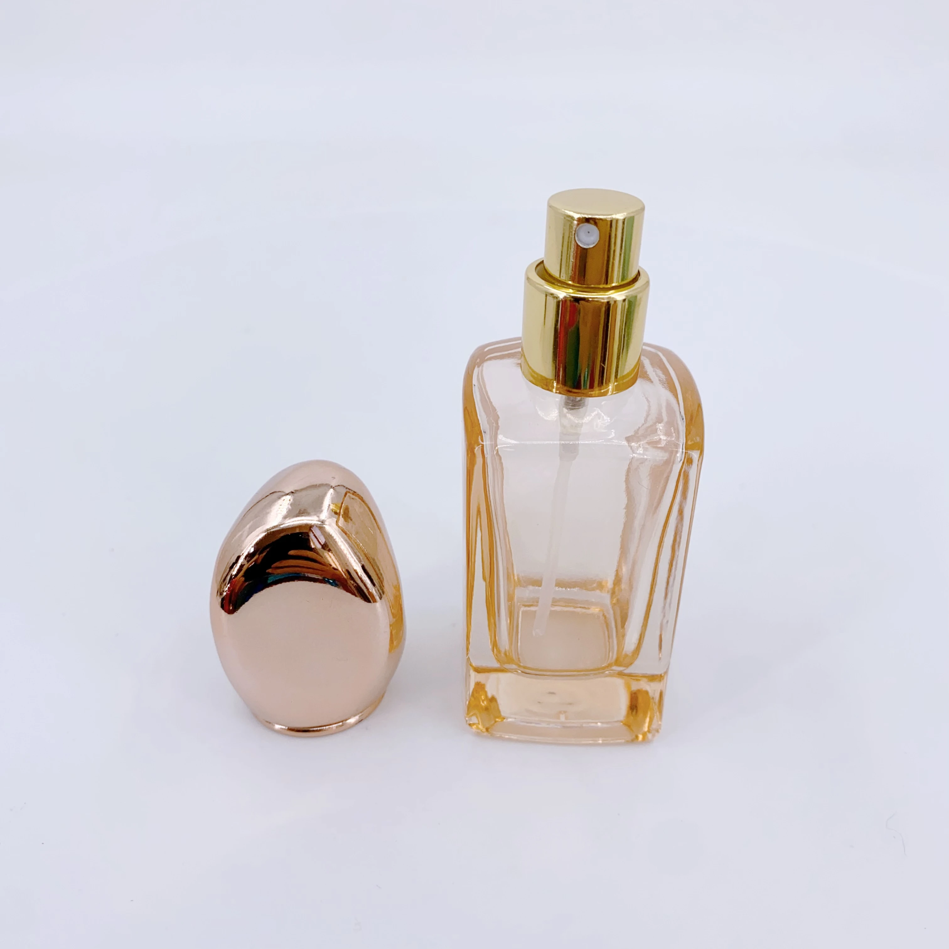Luxury Custom Square Cube Perfume Bottle Empty Clear Color Perfume ...
