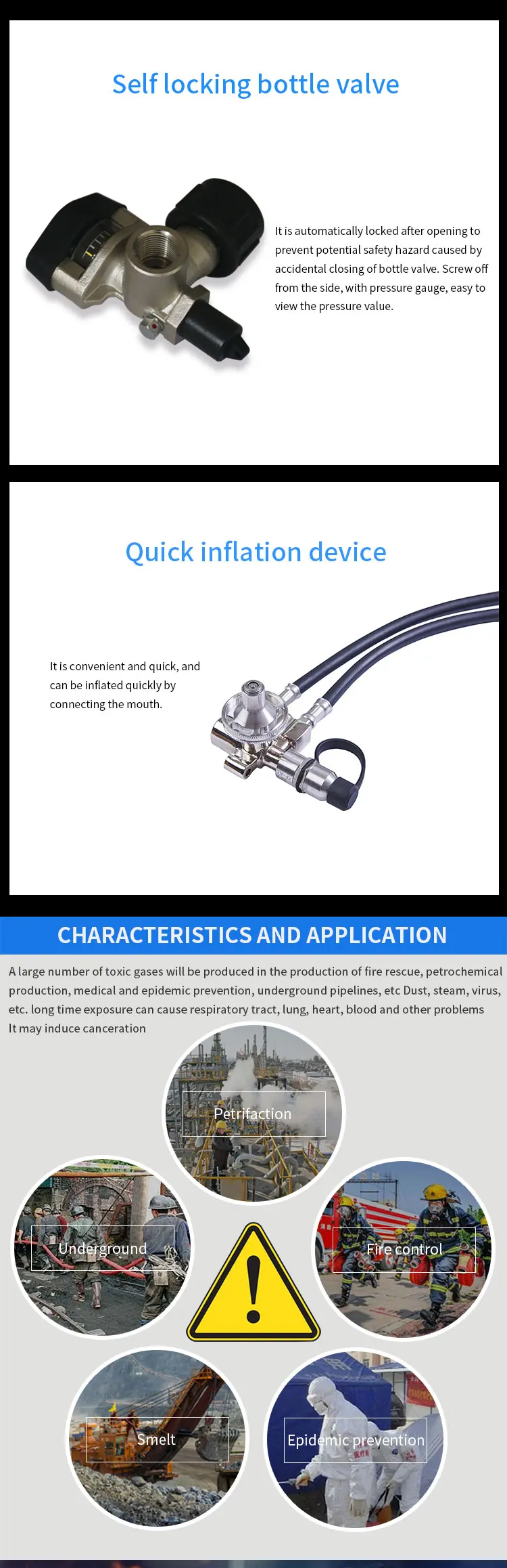 Comfortable Firefighting SCBA - Reliable Breathing Apparatus