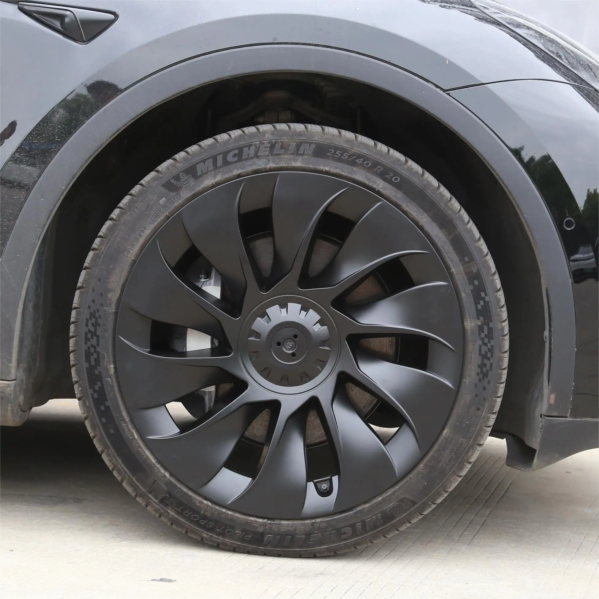 Model Y 20 Inch Cyclone Style Wheel Covers Replacement Tesla Wheel Caps ...
