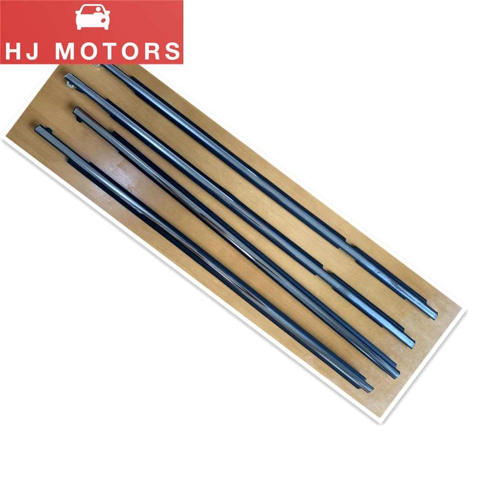 Toyota Land Cruiser 200 Weatherstrip - Black Chrome Molding
