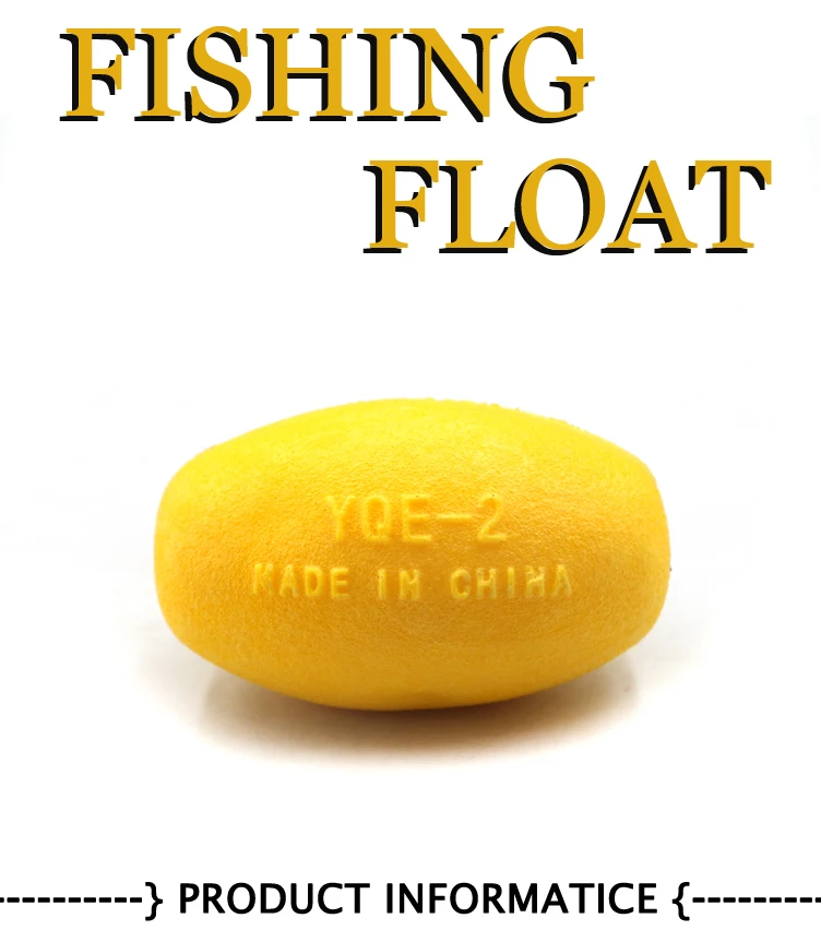 Yqe -2 Eva Yellow Color Float Plastic Floating Light Buoy Fishing Net ...
