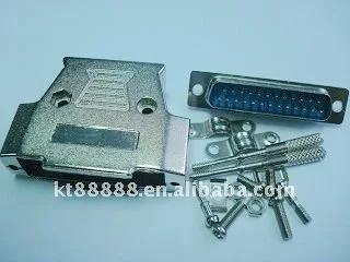 D Sub9 Pin Zinc Hood Cover 90 Degree Db9 Metal Dust Cover Rs232 Housing ...