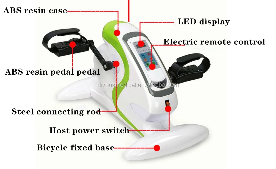 Upper and Lower Limbs Manual Electric Rehabilitation Machine for the ...