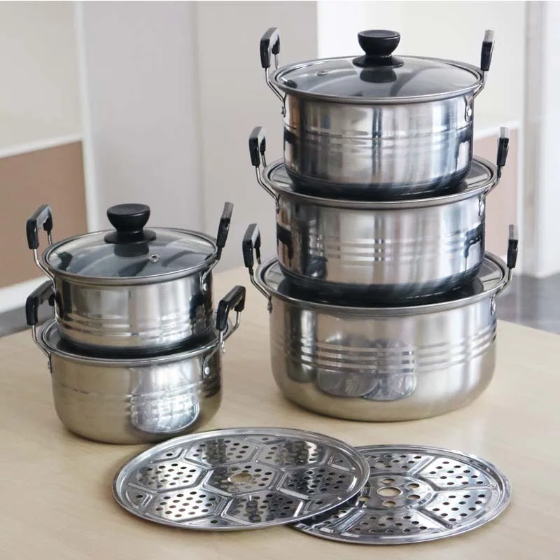 Stainless Steel Suit Pan American High Soup Pot Has 10 Woolly Household ...