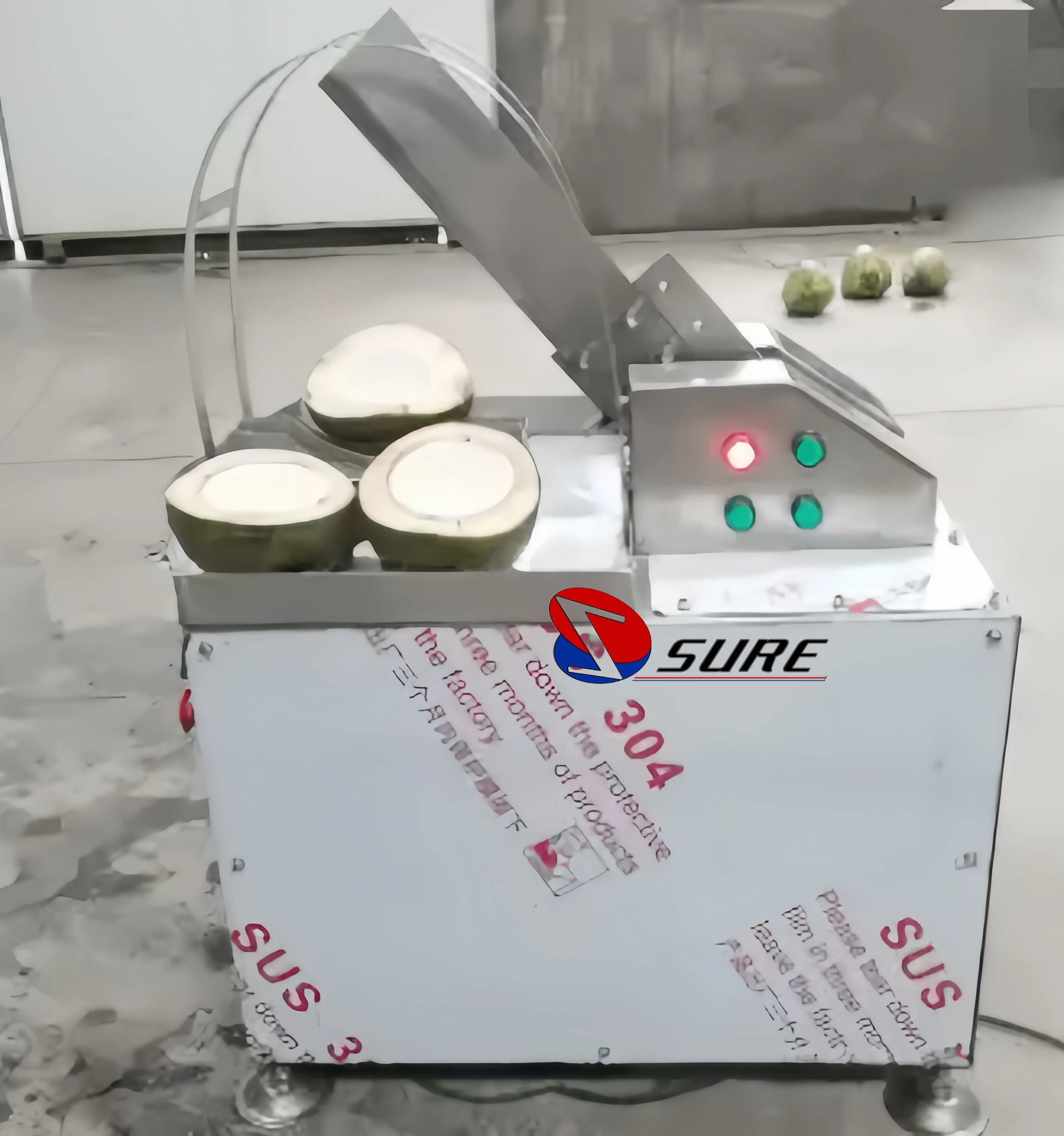 Coconut Shell Cutting Machine - Efficient & Automatic