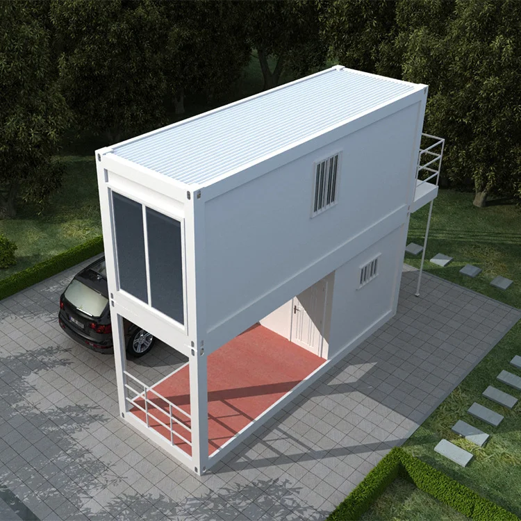 Modular 40ft Flat Pack Shipping Container Villa House With Steel ...