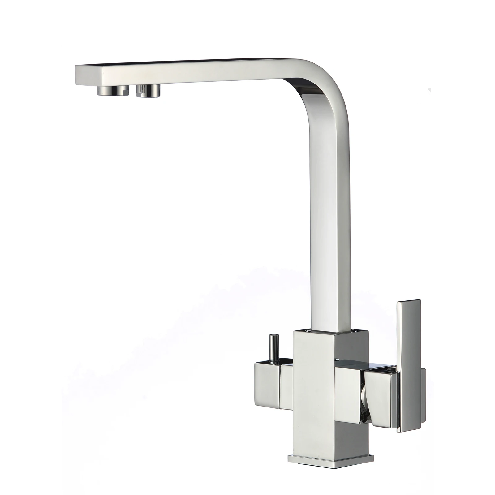 Tidjune Swivel Drinking 3 Way Water Filter Faucet Stainless Steel Water ...