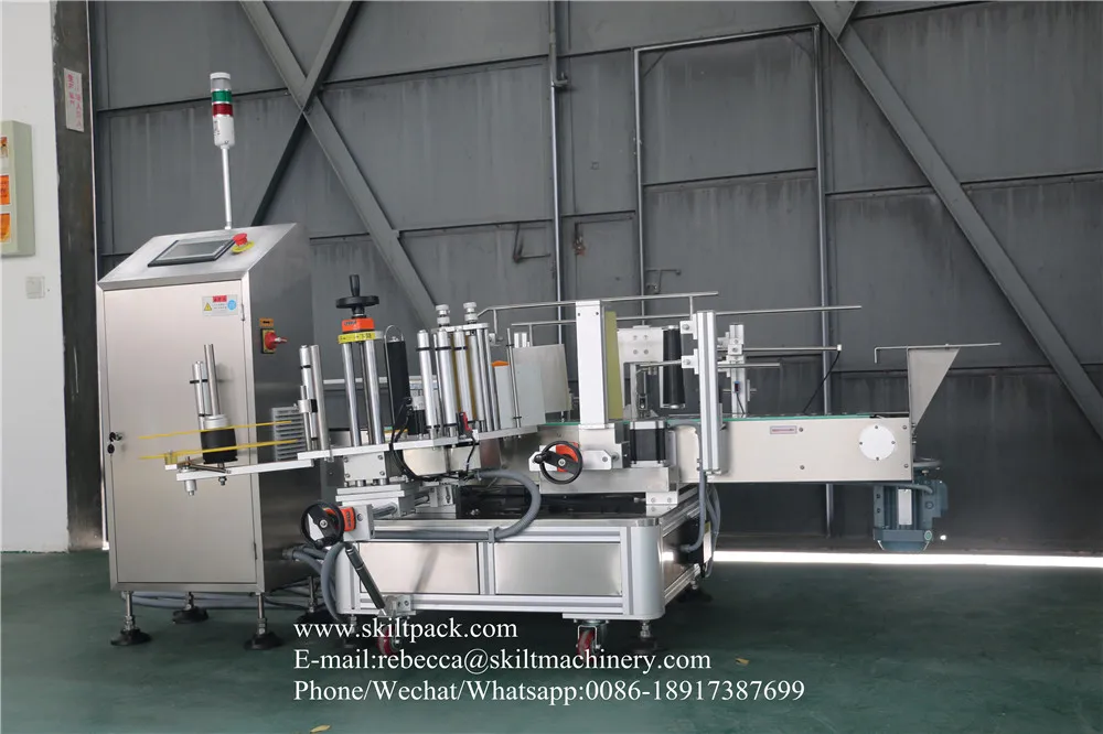 SKILT Automatic 5 Gallon Bucket Labeling Machine - High Accuracy