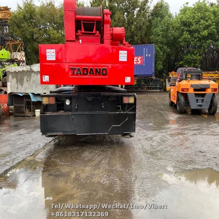 Used Tadano Tg500e 50 Ton Heavy Lifting Truck Crane With 5 Section Boom ...