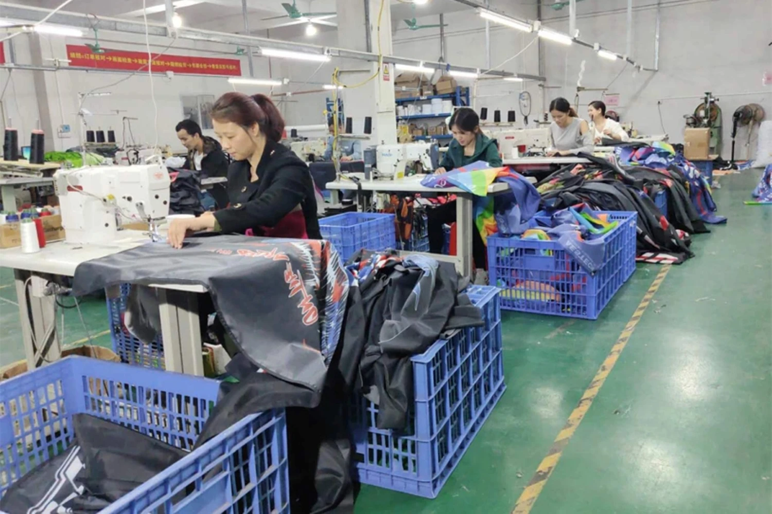 Custom Logo Hand Waving Flag Mini Iridescent Celebration Holiday String ...