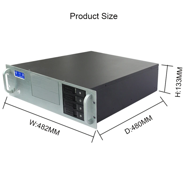 4bay Hot Swap ATX Industrial Computer Storage 3u Server Case