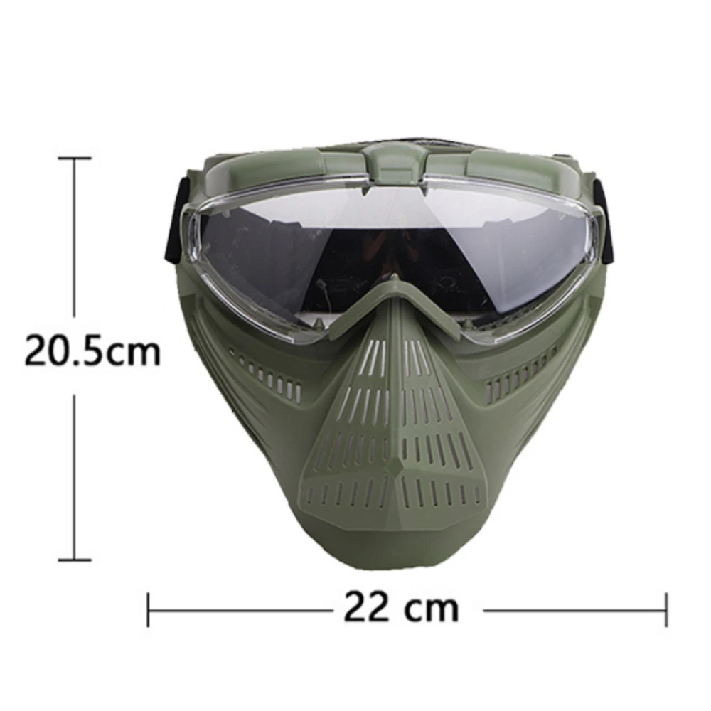 Tactical Full Face Mask for Kids - Airsoft & Paintball