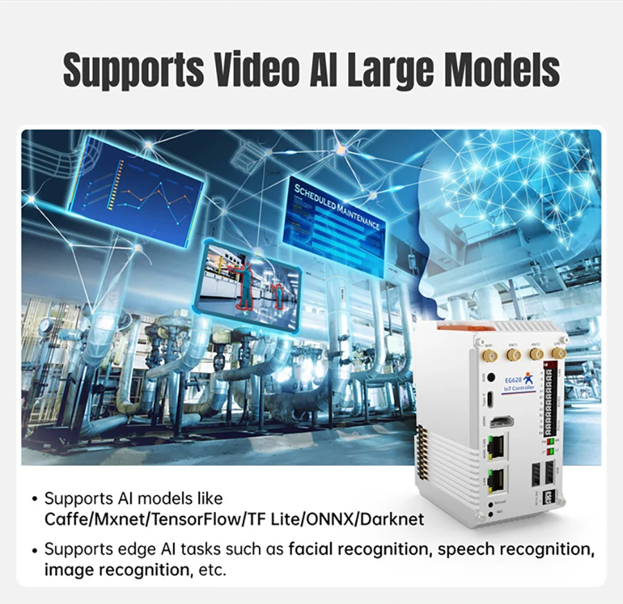 PUSR Industrial Mini IoT Controller LTE CAT4 WiFi Ethernet GNSS Linux ...