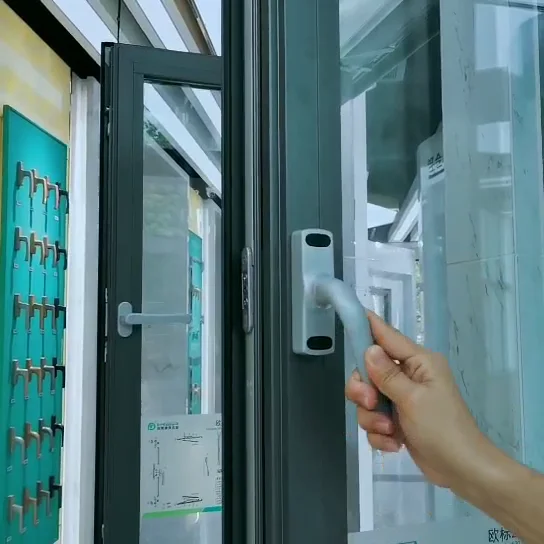 Modern Square Window Handle Lock White Door Handles For Tilt And Turn ...