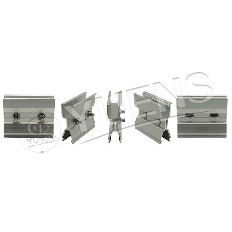 Unistrut Standing Clamps Brackets for Solar Panel Mounting Roof ...