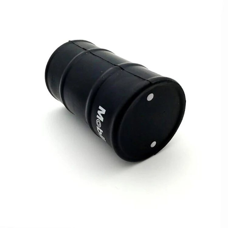 Custom Logo Barrel Shape Pu Stress Ball Oil Drum Antistress Toy - Buy ...