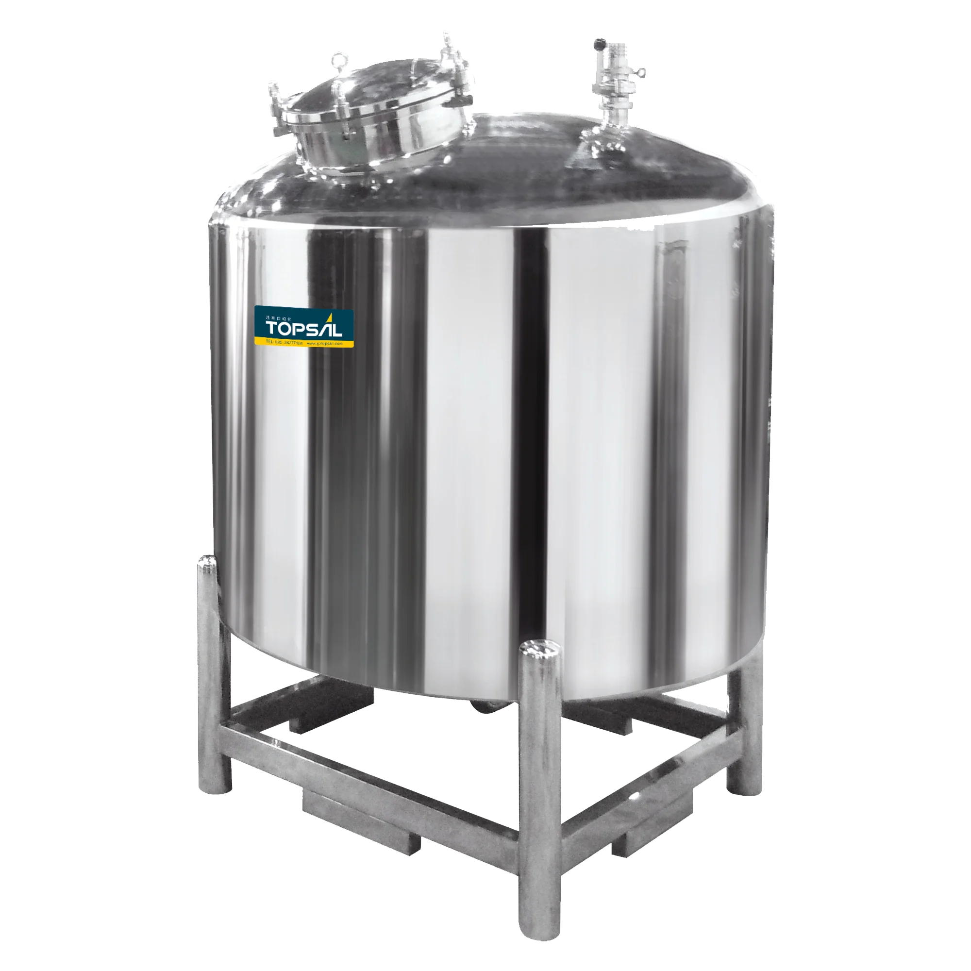 Stainless Steel Large Scale Water Liquid Storage Tank - Buy Storage ...