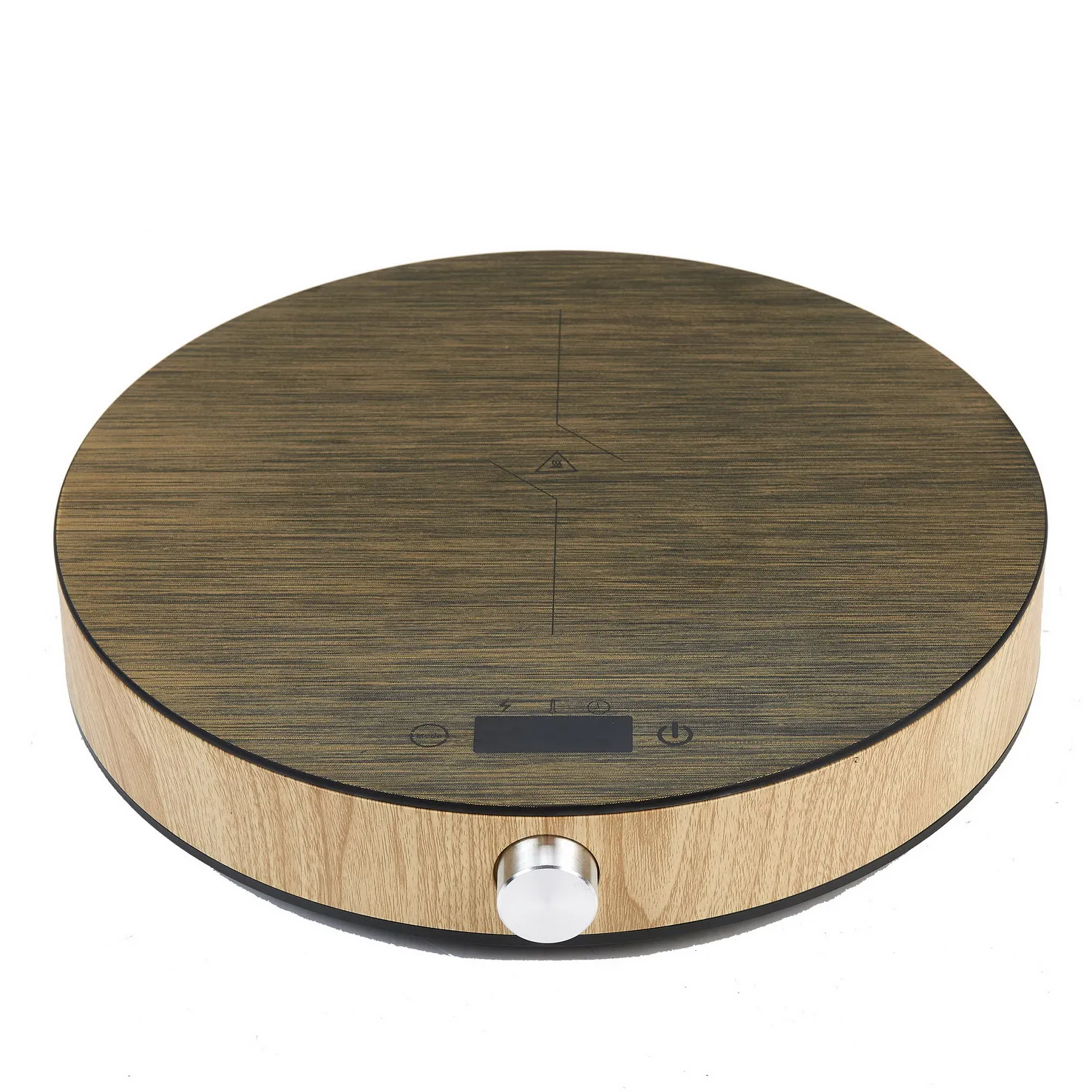 Multi-style Rounded Cooktop Induction Cooker Plastic + Ceramic Glass ...