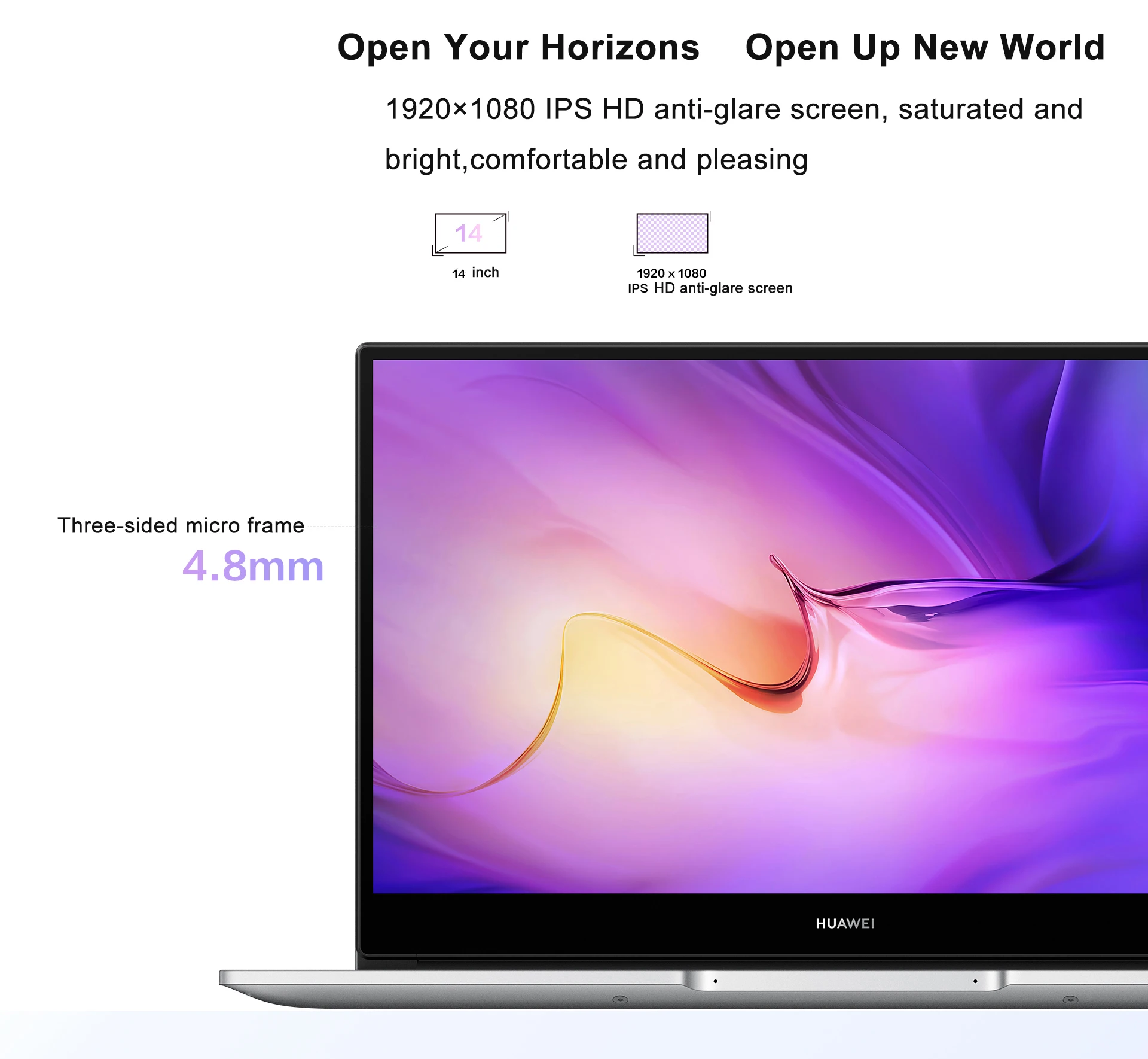 2020 Latest Huawei Laptops Matebook D14 Laptop 14 Inch 7nm Amd Ryzen5 ...