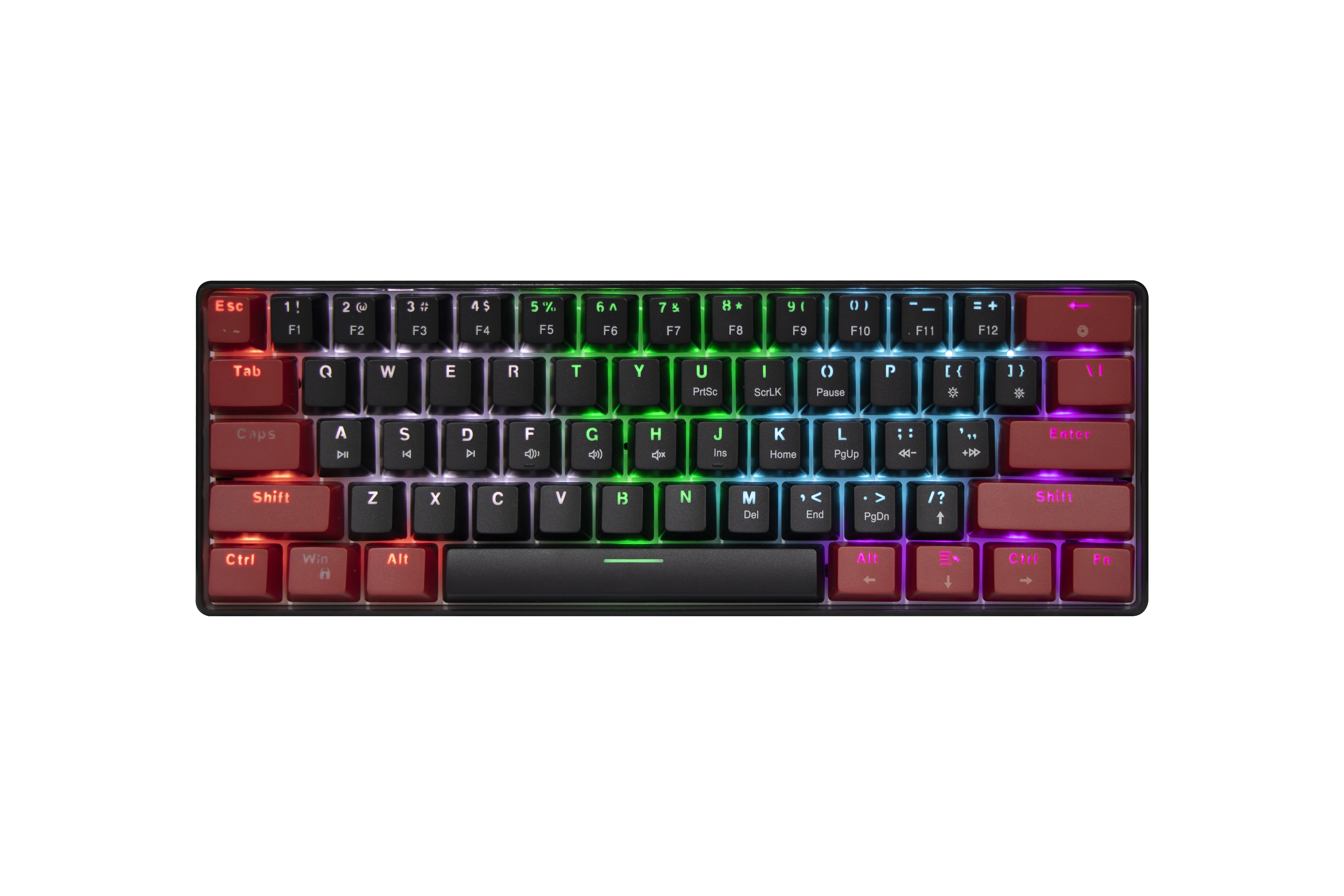 Jedel Retail KL68 Wired Mechanical Keyboard 68-Keys Computer Gaming ...