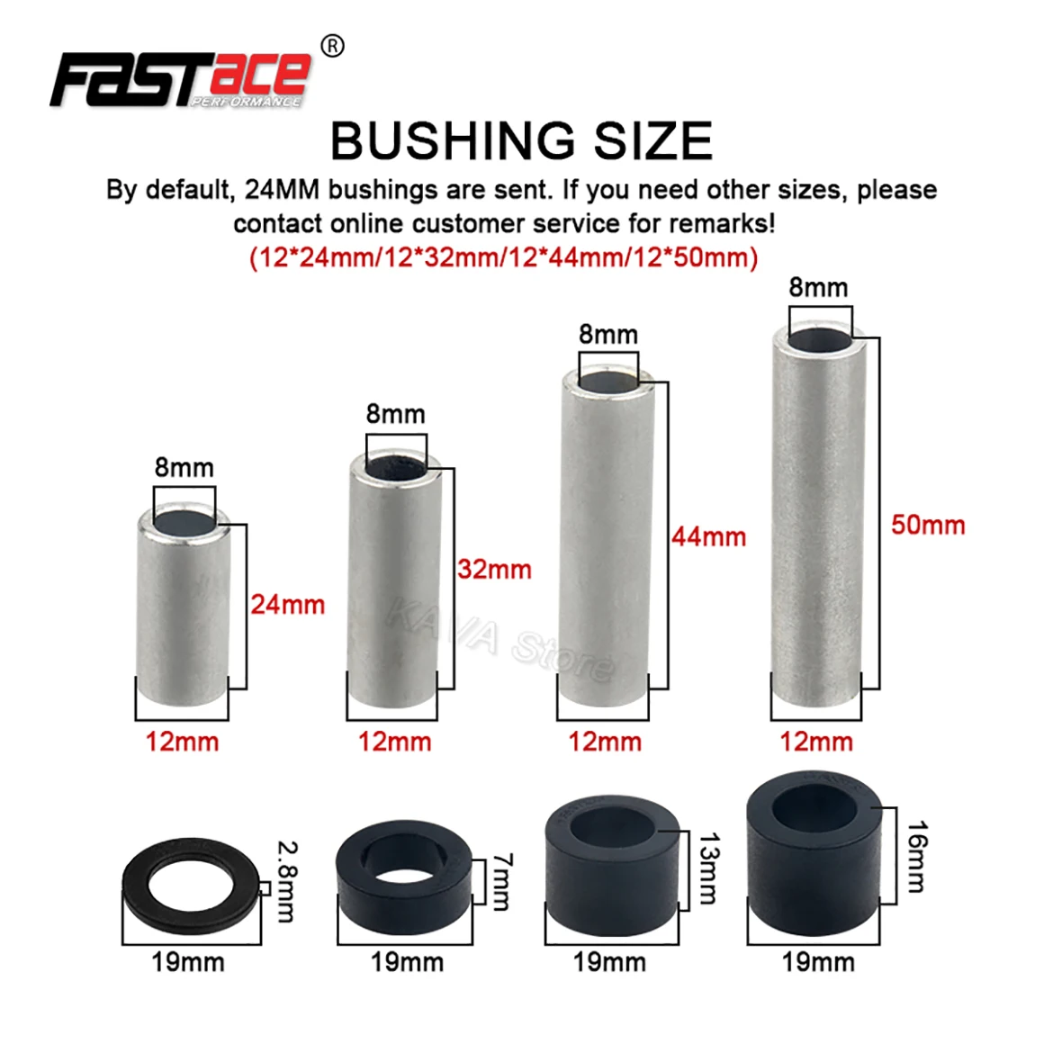 Fastace Spring Shock Absorbers for MTB Bikes & Surron Talaria