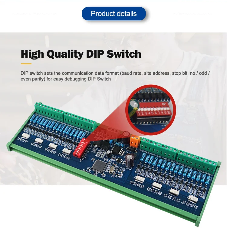 32-channel Digital Data Acquisition 24vdc With Rs485 Input Module ...