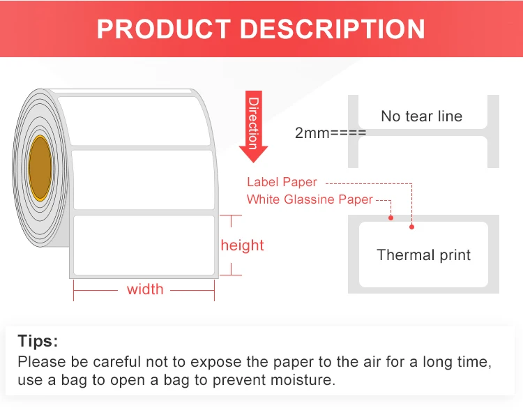 Custom Design Fragile Stickers - Warning & Barcode Labels