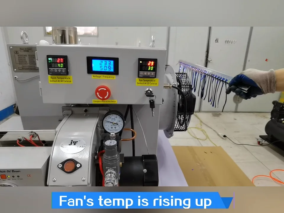 Small Portable Waste Oil Heater With Adjustable Rack,100l Oil Tank,Air ...