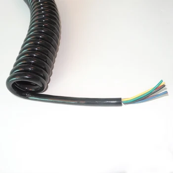 Corrosion Resistant Industrial Power Cord Black 15ft Universal 7 Way ...